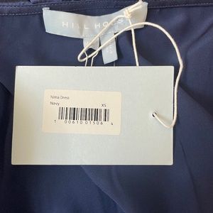 Hill House | Dresses | Home The Nima Silk Dress In Navy From Hill House ...